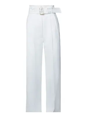 GOLDEN GOOSE Wide-leg Twill Pants - White