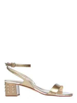 TOD'S Leather Sandals Gold