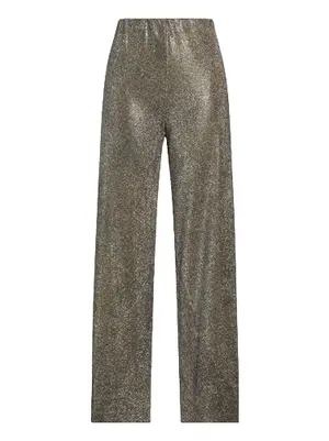 SEMICOUTURE SEMICOUTURE Glitter Jersey Pants Gold