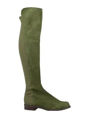STUART WEITZMAN Boots In Leather And Textile Fibers - Green