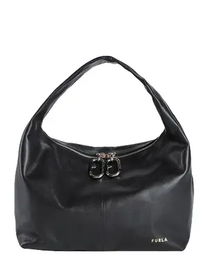 Furla Ginger S Hobo Handbag Black