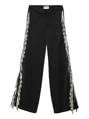 Monse Wide-leg Crepe Pants - Black