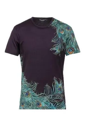 Dolce & Gabbana T-shirt Plum Size Cotton - Purple