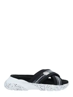 Hogan Textile Sandals - Black