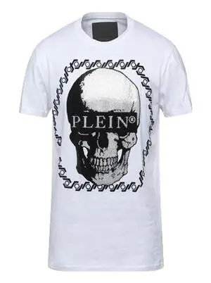 Philipp Plein T-shirt Size Cotton, Fiberglass - White