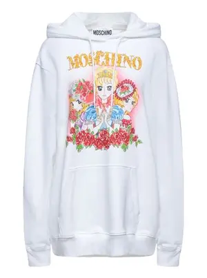 Moschino Cotton French Terry Sweatshirt - White