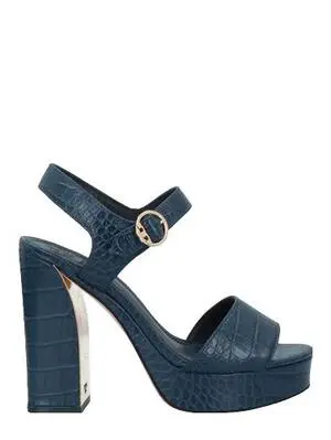 Tory Burch Leather Sandals Blue