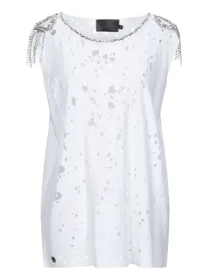 Philipp Plein T-shirt With Crystals - White