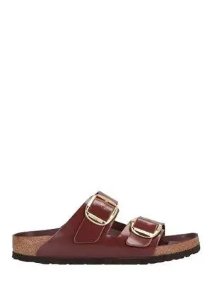 BIRKENSTOCK Chocolate Leather Sandals - Brown