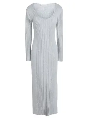 NINETY PERCENT Jasmine Ribbed Midi Dress