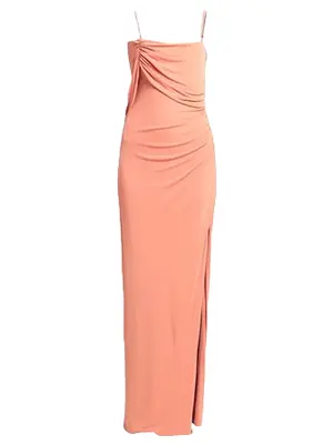 Atos Lombardini Maxi Dress Orange