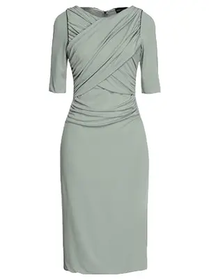 Giorgio Armani Midi Bodycon Dress Sage Green