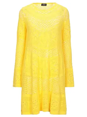 Elisabetta Franchi ELISABETTA FRANCHI Mini Flared Dress Yellow