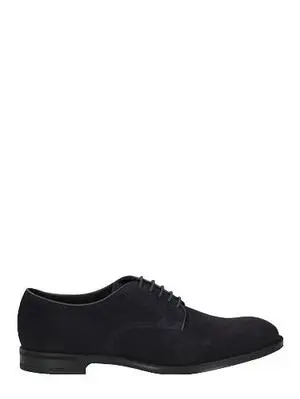 DOUCAL'S Lace-Up Leather Derby Shoes Blue