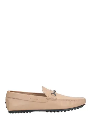 TOD'S Leather Loafers Sand