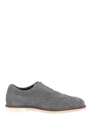 Hogan Lace-up Leather Brogues - Grey