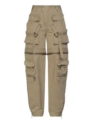 Dsquared2 Cargo Pants With Strap Detailing Military Green