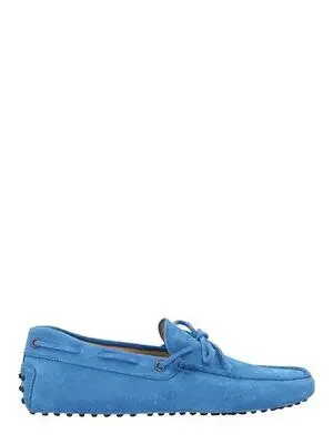 TOD'S Leather Driving Loafers - Blue