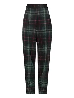 CIRCUS HOTEL Tartan Jersey Pants - Green