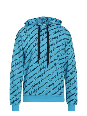 TAKESHY KUROSAWA TAKESHY KUROSAWA Logo-Print Hoodie Blue
