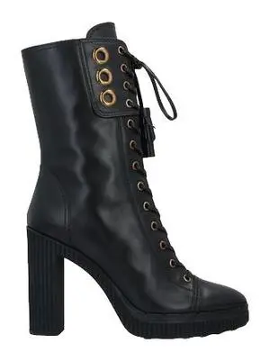TOD'S Leather Ankle Boots - Black
