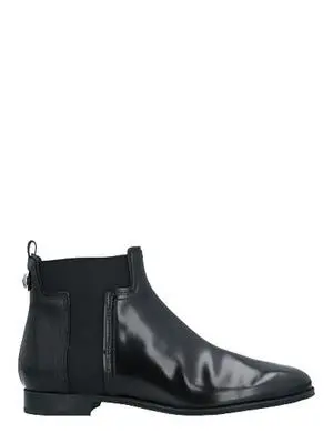 TOD'S Ankle Boots In Leather - Black