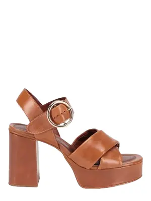 SEE BY CHLOÉ SEE BY CHLOÉ Leather Ankle Strap Sandals