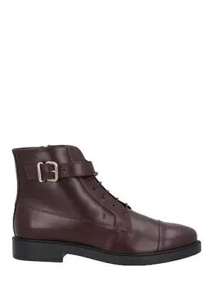 TOD'S TOD'S Leather Ankle Boots Red