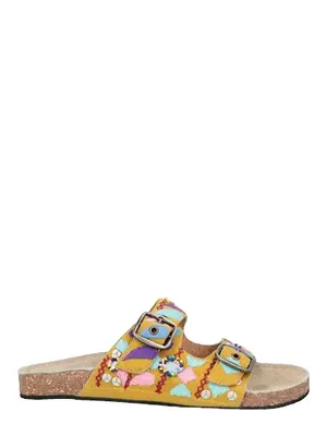 STRATEGIA STRATEGIA Textile Fiber Sandals Yellow
