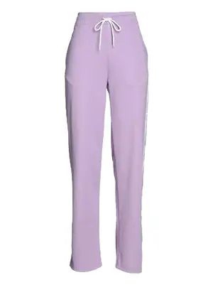 Gcds Straight-Leg Jersey Pants Purple