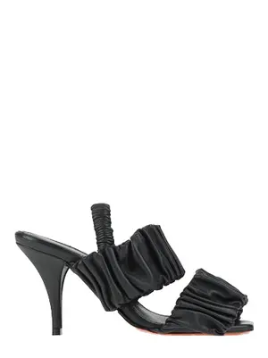 SANTONI SANTONI Leather Frilled Sandals