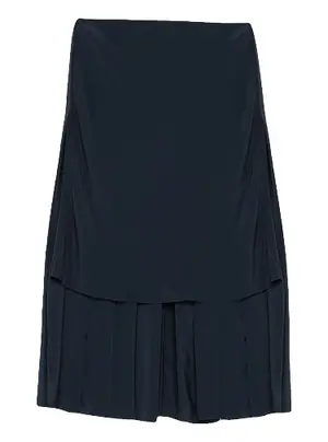 Chloé Mini Silk Skirt - Blue