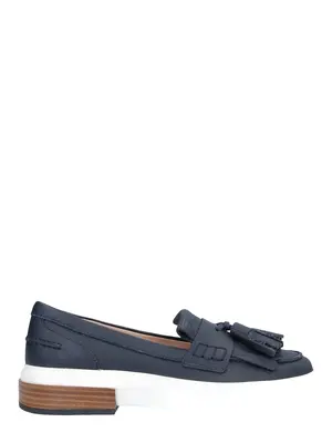 TOD'S TOD'S Loafers In Sky Calfskin Dark Blue
