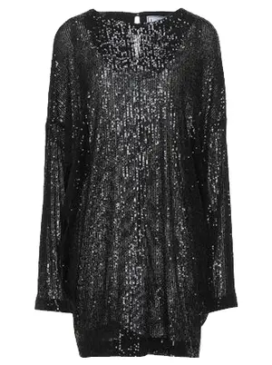 IN THE MOOD FOR LOVE Sequined Mini Dress - Black