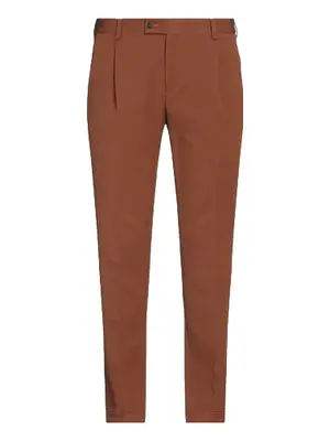 DANIELE ALESSANDRINI Man Pants Brown Size 30 Polyester, Elastane Brown