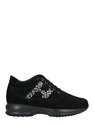 Hogan Low-Top Leather Sneakers Black