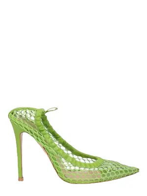 GIANVITO ROSSI GIANVITO ROSSI Textile Fiber And Leather Pumps Green