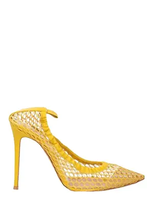 GIANVITO ROSSI GIANVITO ROSSI Textile Fiber And Leather Pumps Yellow