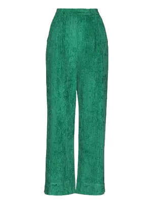 Malìparmi MALÌPARMI Wide-Leg Corduroy Pants Green
