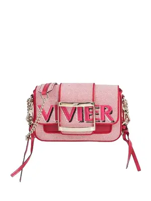 ROGER VIVIER ROGER VIVIER Crossbody Flap Bag Red