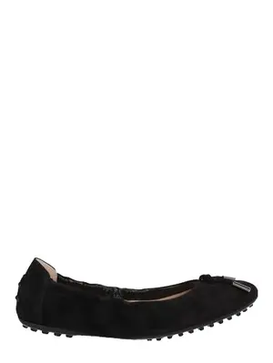 TOD'S Ballerina Flats With Appliqués Black