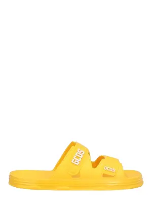 Gcds Slides Sandals Rubber - Yellow