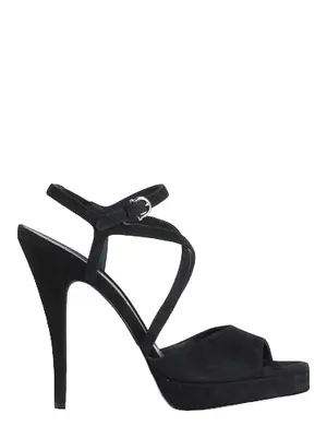 FERRAGAMO Calfskin Sandals - Black