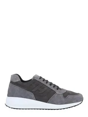 Hogan Soft Leather Sneakers - Grey