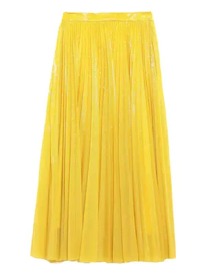 MSGM MSGM Midi Skirt Yellow