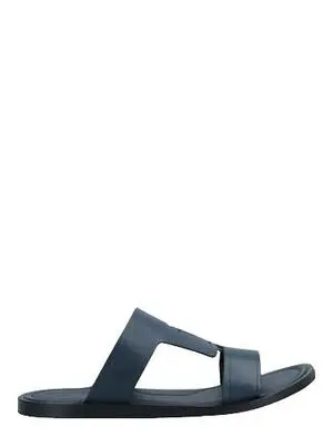 TOD'S TOD'S Leather Sandals Dark Blue