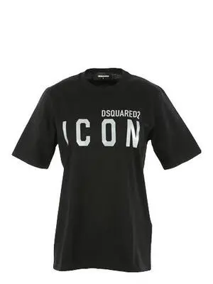 Dsquared2 Logo-Print Cotton T-Shirt Black
