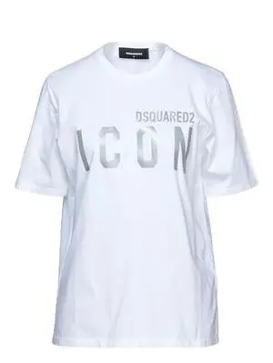 Dsquared2 Logo-Print Cotton T-Shirt White