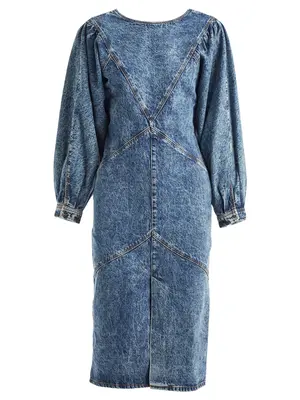 Isabel Marant ISABEL MARANT Midi Denim Dress Dark Blue