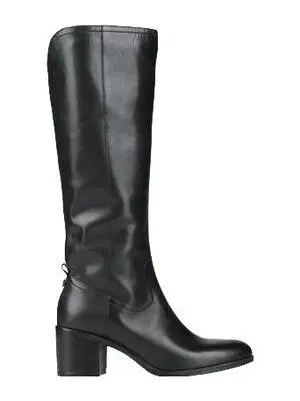 Geox Soft Leather Tall Boots - Black